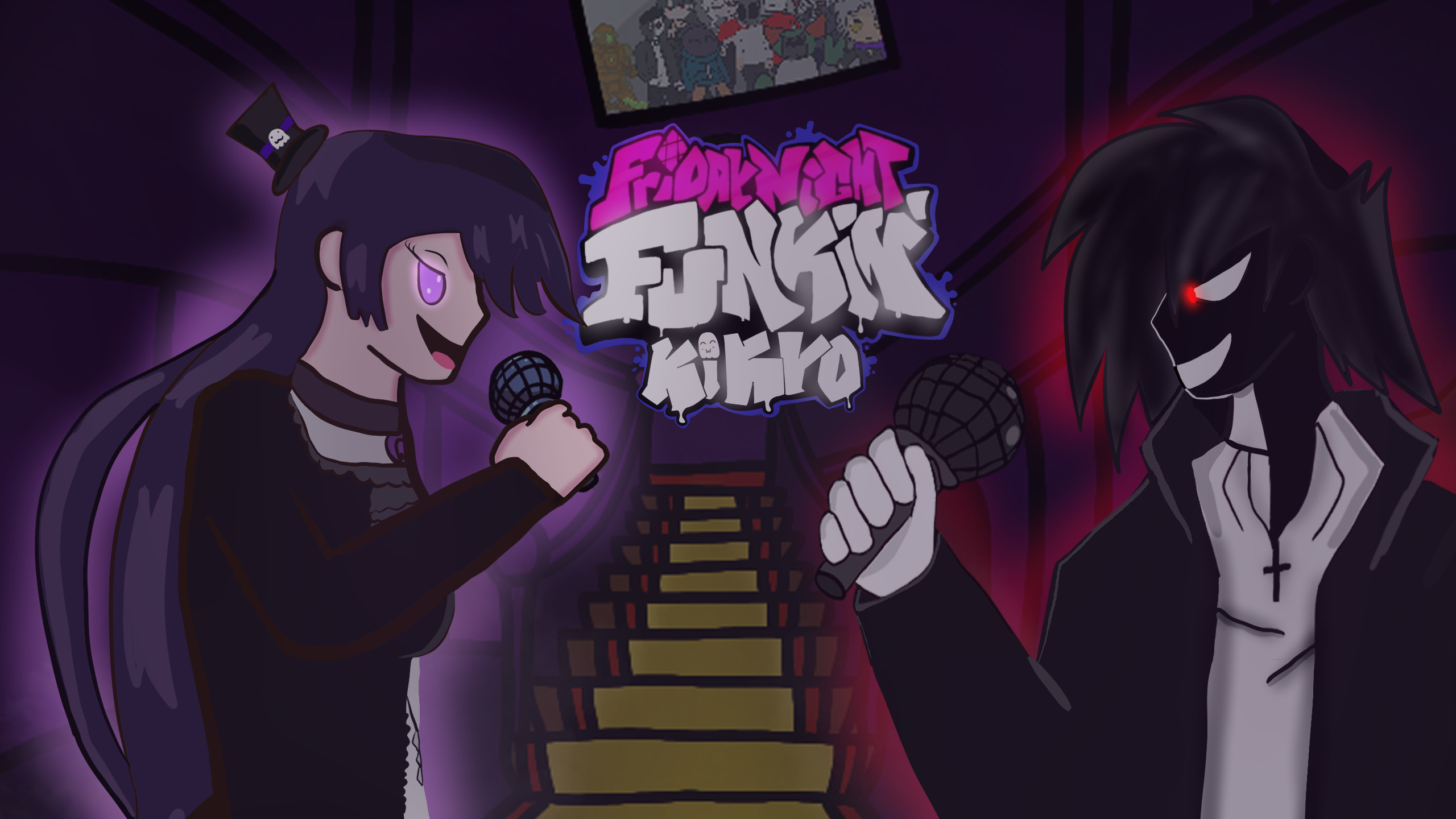 V.S Kikyo Mod (Week 2 Update) Mod for Friday Night Funkin' | FNF Mods