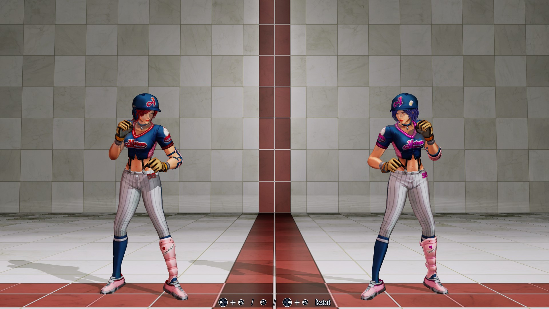 Vanessa Baseball costume Mod for The King of Fighters XV | KoFXV Mods