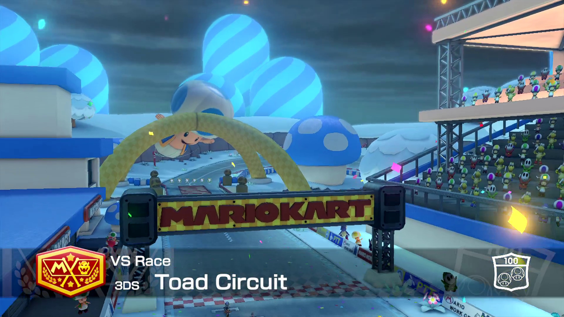 Snowed Circuit - 3DS Toad Circuit Retexture Mod for Mario Kart 8 Deluxe ...
