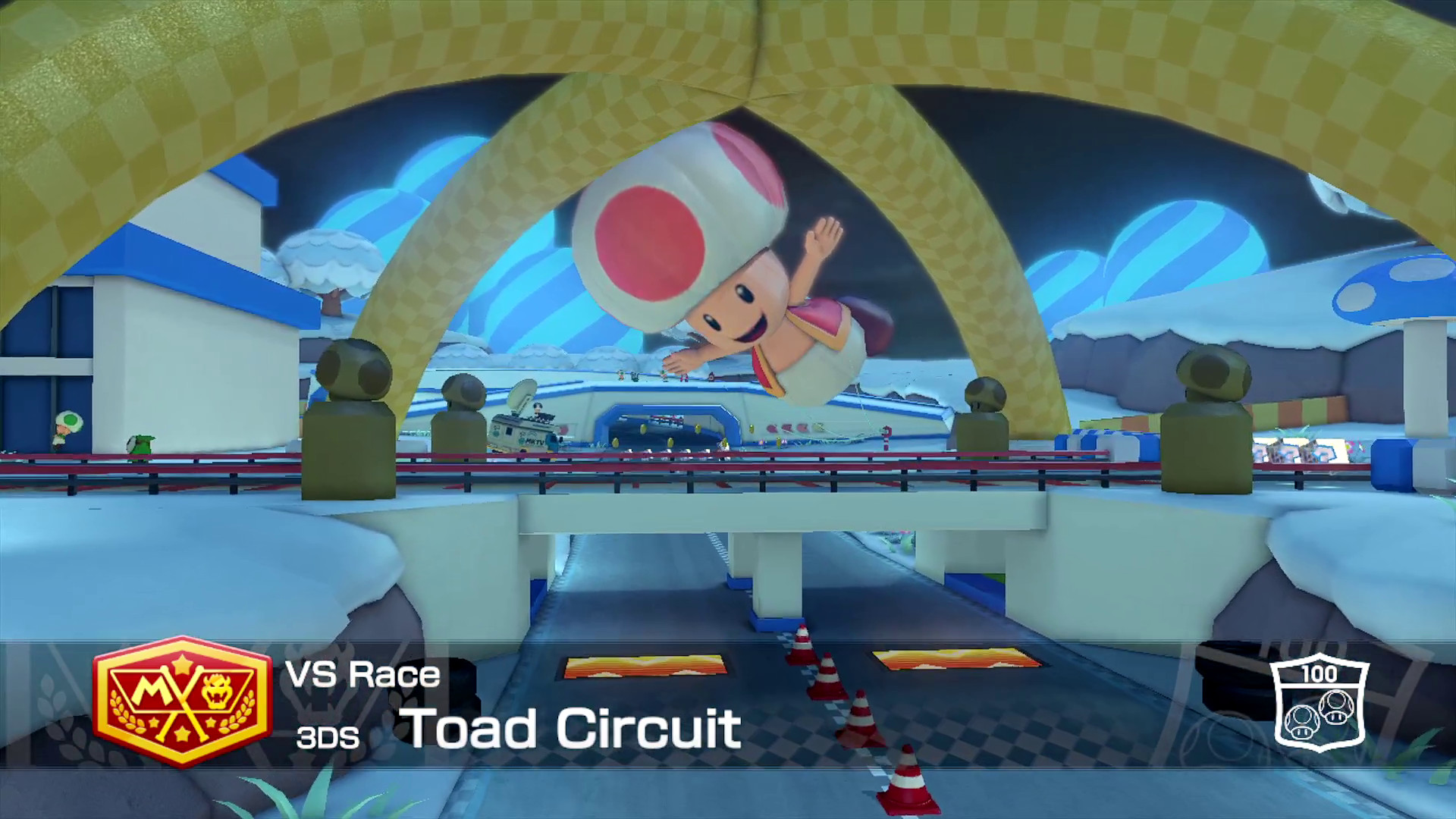 Snowed Circuit - 3DS Toad Circuit Retexture Mod for Mario Kart 8 Deluxe ...