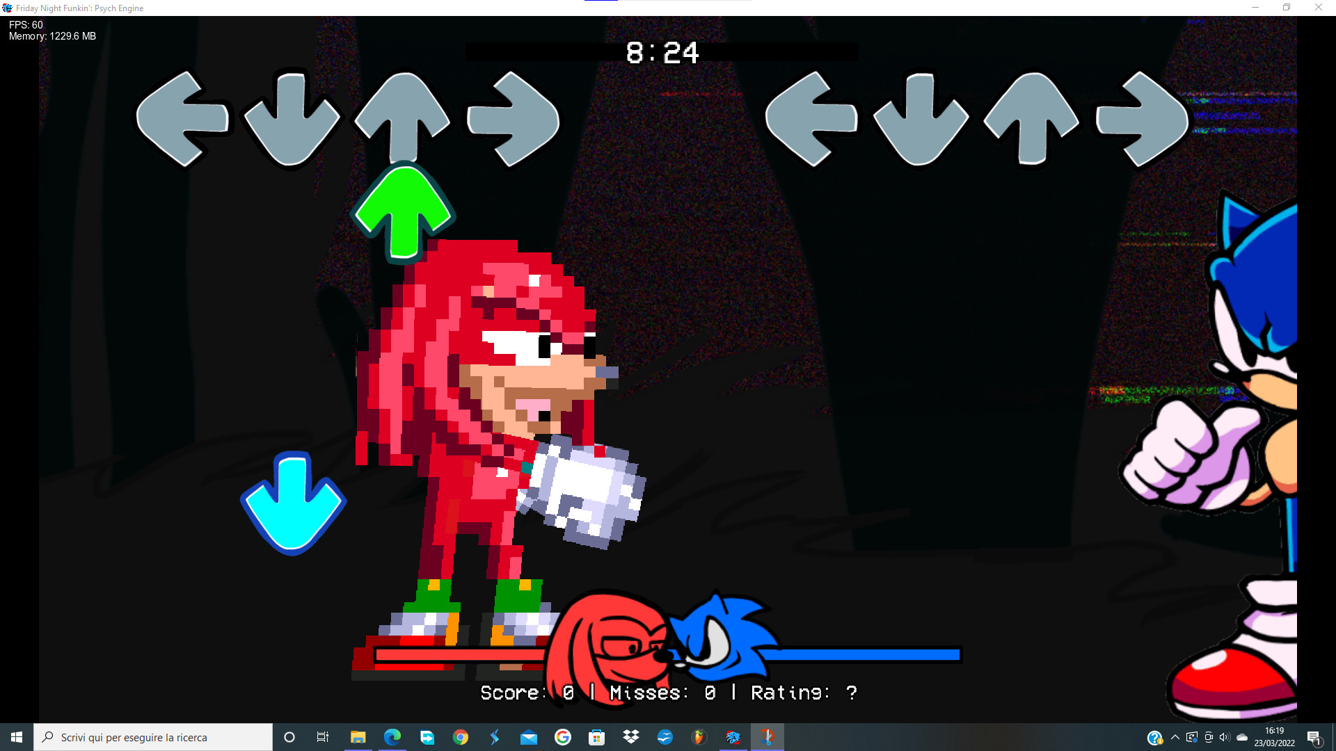 Triple trouble & Knuckles Mod for Friday Night Funkin' | FNF Mods