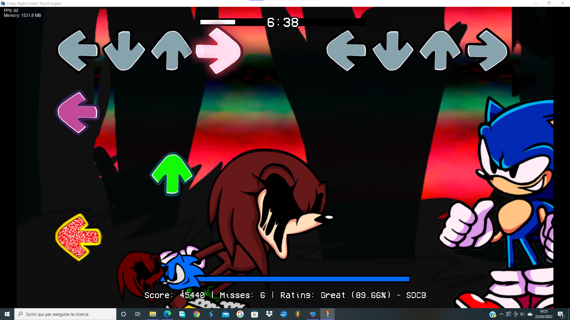Triple trouble & Knuckles Mod for Friday Night Funkin' | FNF Mods