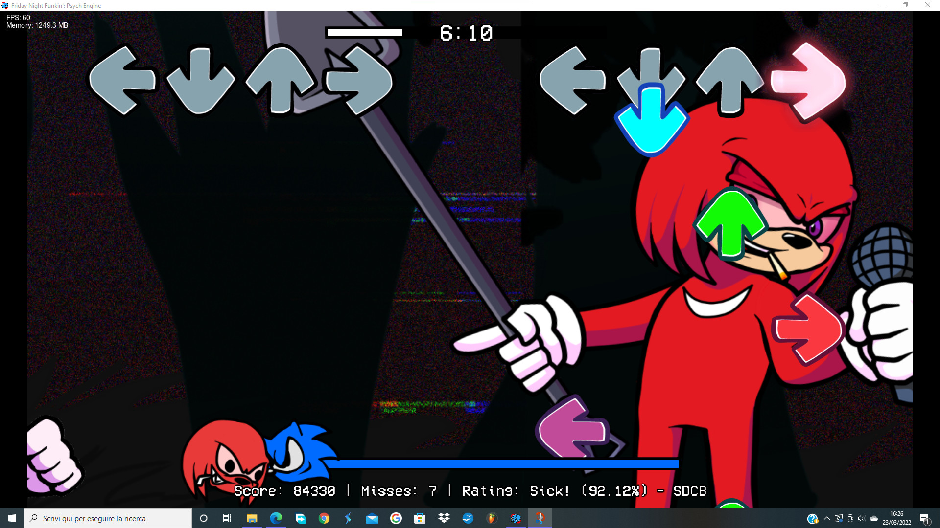 Triple trouble & Knuckles Mod for Friday Night Funkin' | FNF Mods