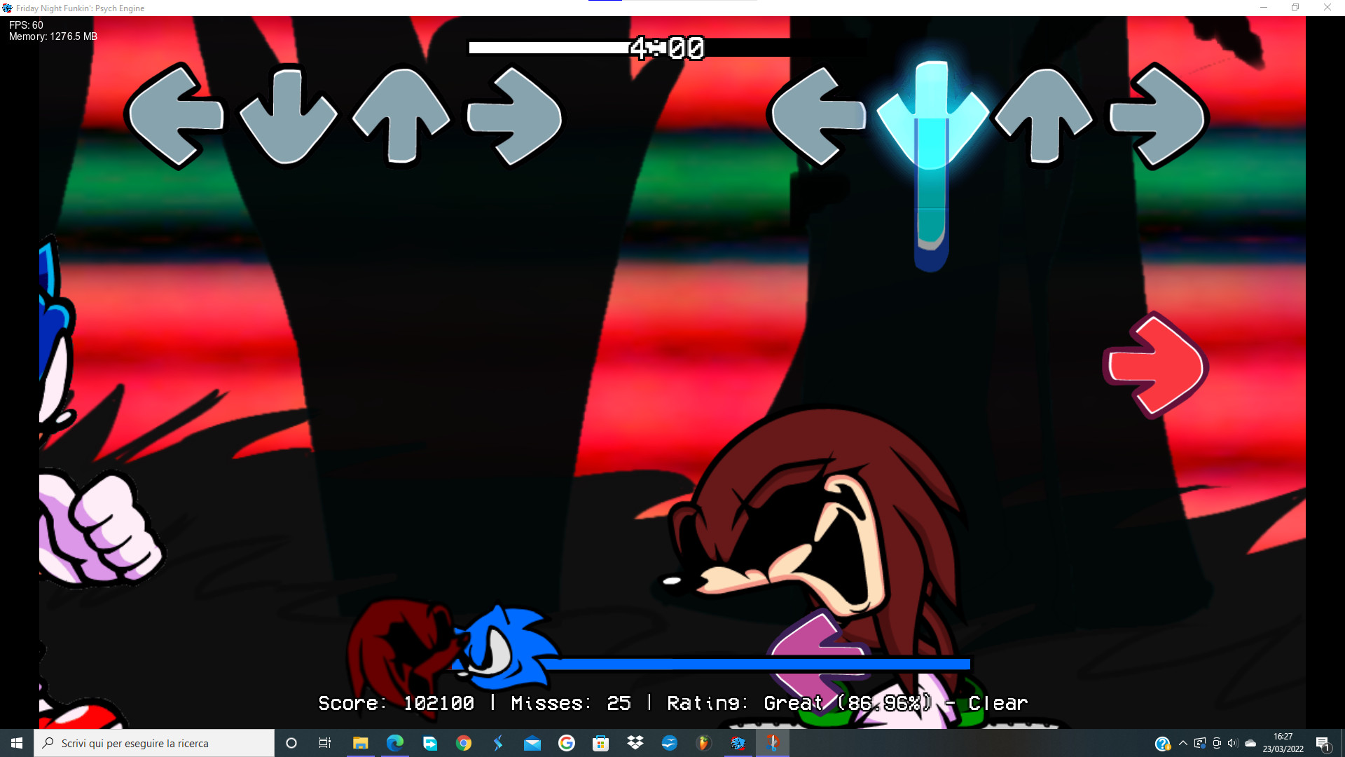 Triple trouble & Knuckles Mod for Friday Night Funkin' | FNF Mods