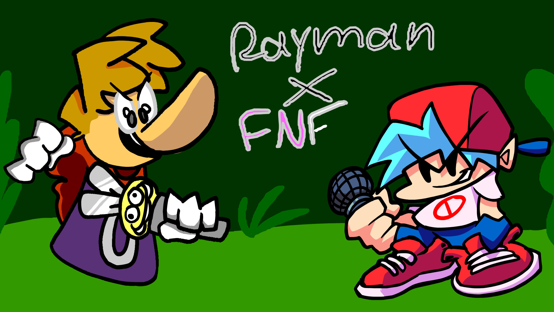 Rayman Mod - 1upCartoons Lums Song [FAN MADE] [Friday Night Funkin'] [Mods]