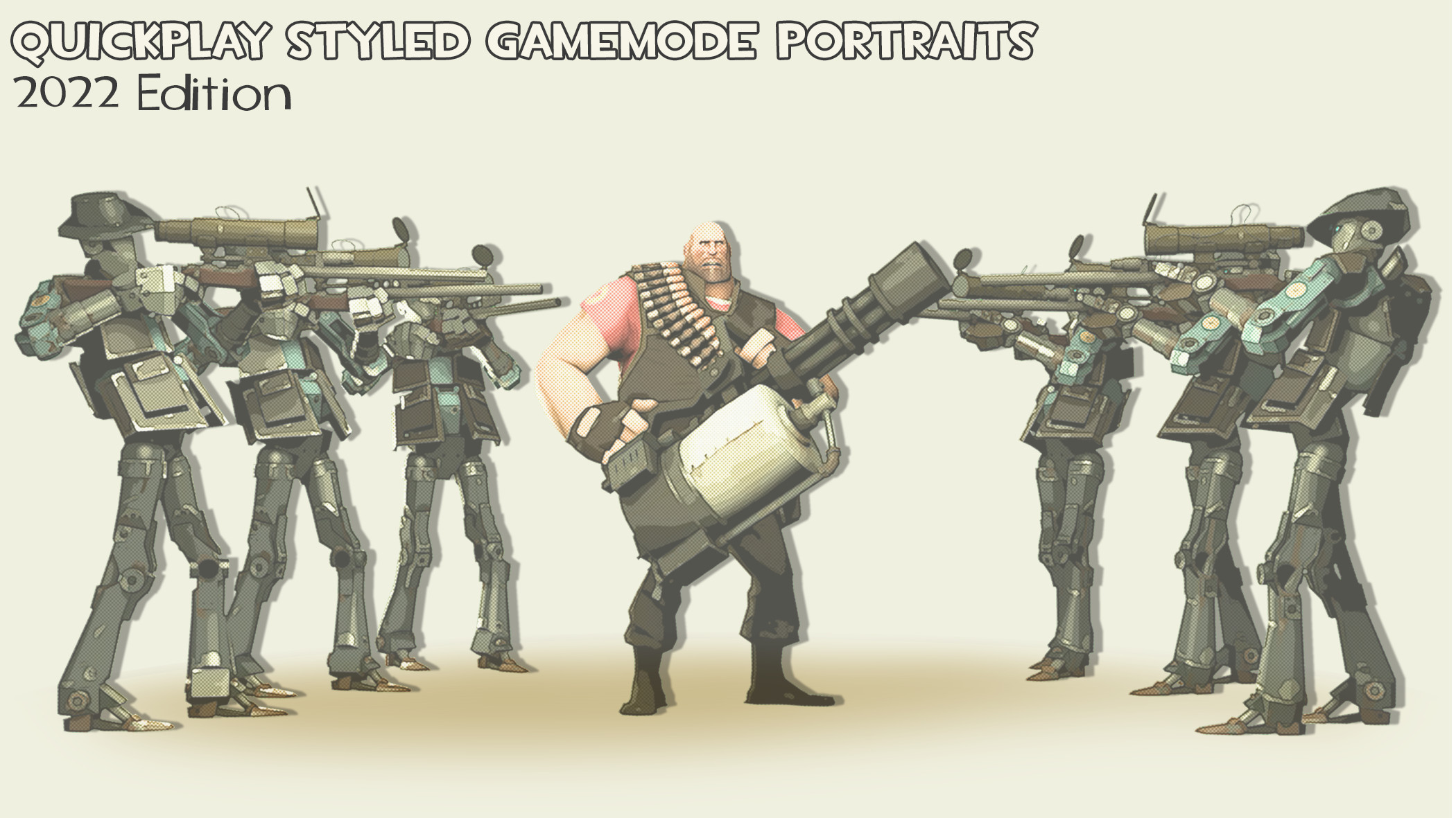 Quickplay Styled Gamemode Portraits 2022 Edition Mod for Team Fortress ...