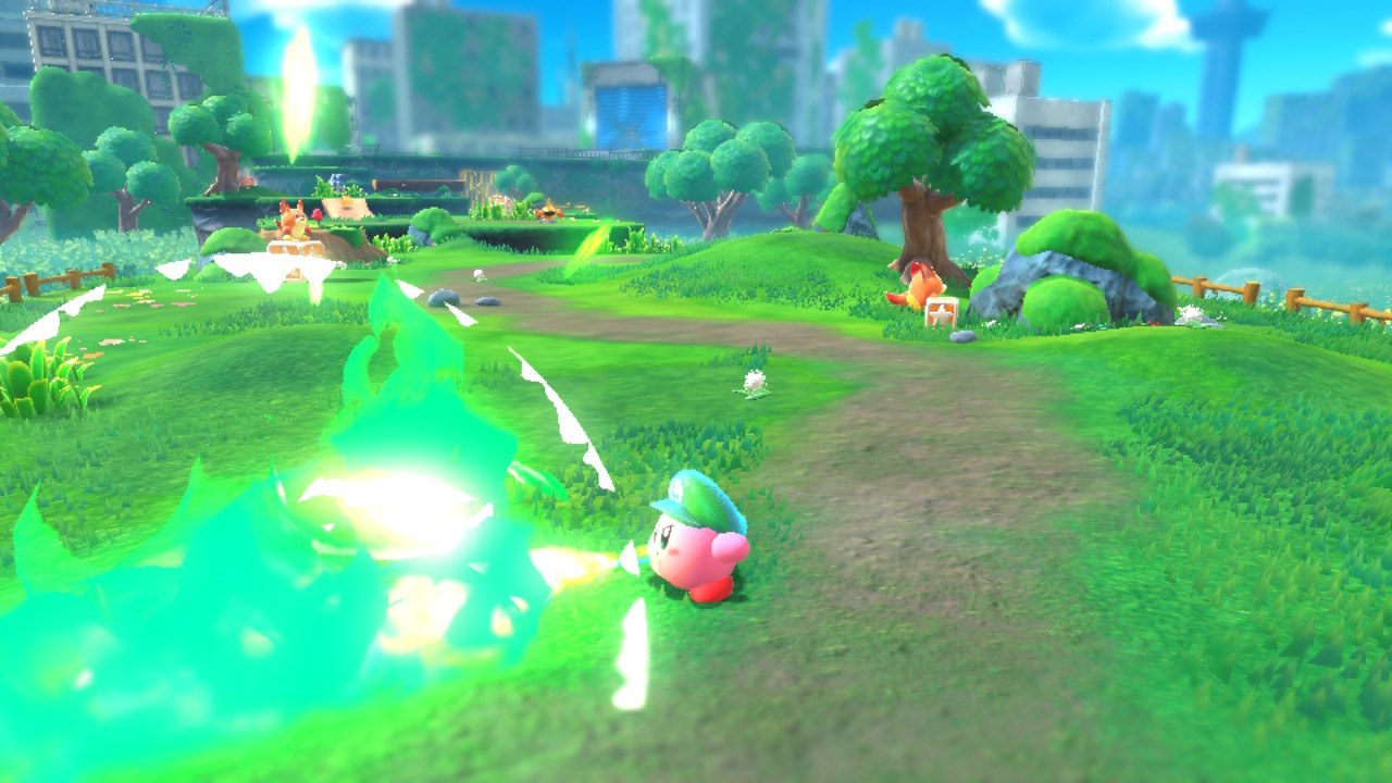 Luigi Kirby Mod for Kirby and the Forgotten Land | K:FL Mods