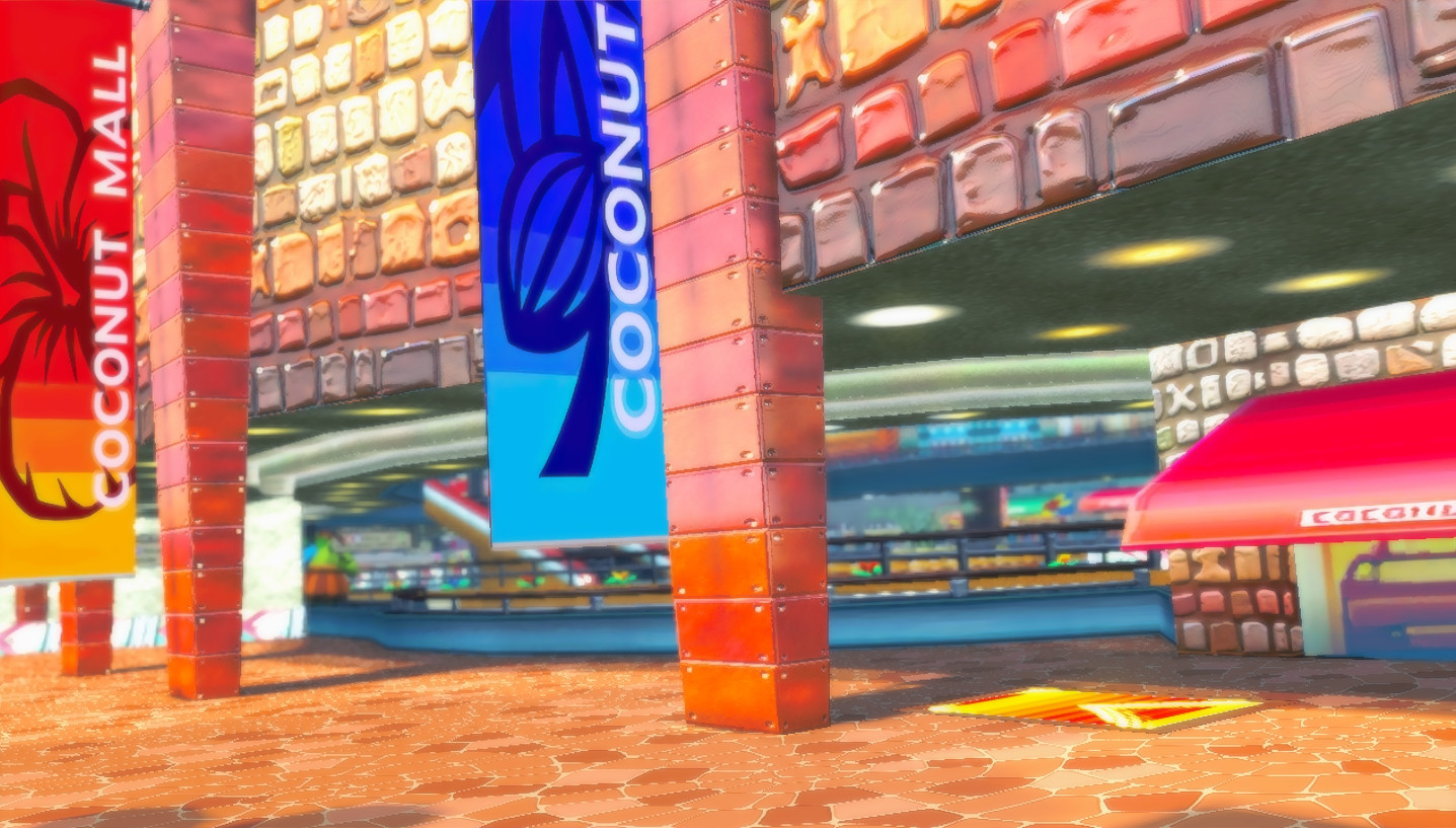 Coconut Mall (Wii Version) Mod for Mario Kart 8 | MK8 Mods