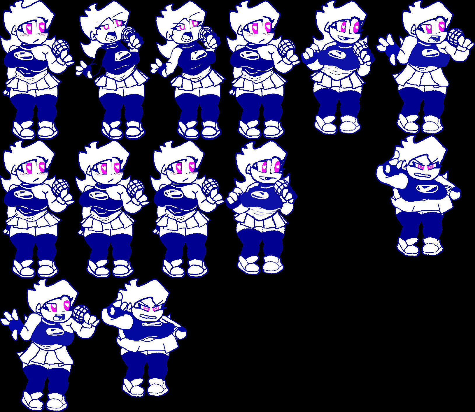 Blue Fanmade Mod for Friday Night Funkin' | FNF Mods