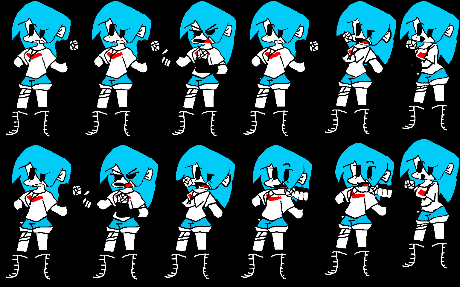 Blue Fanmade Mod for Friday Night Funkin' | FNF Mods