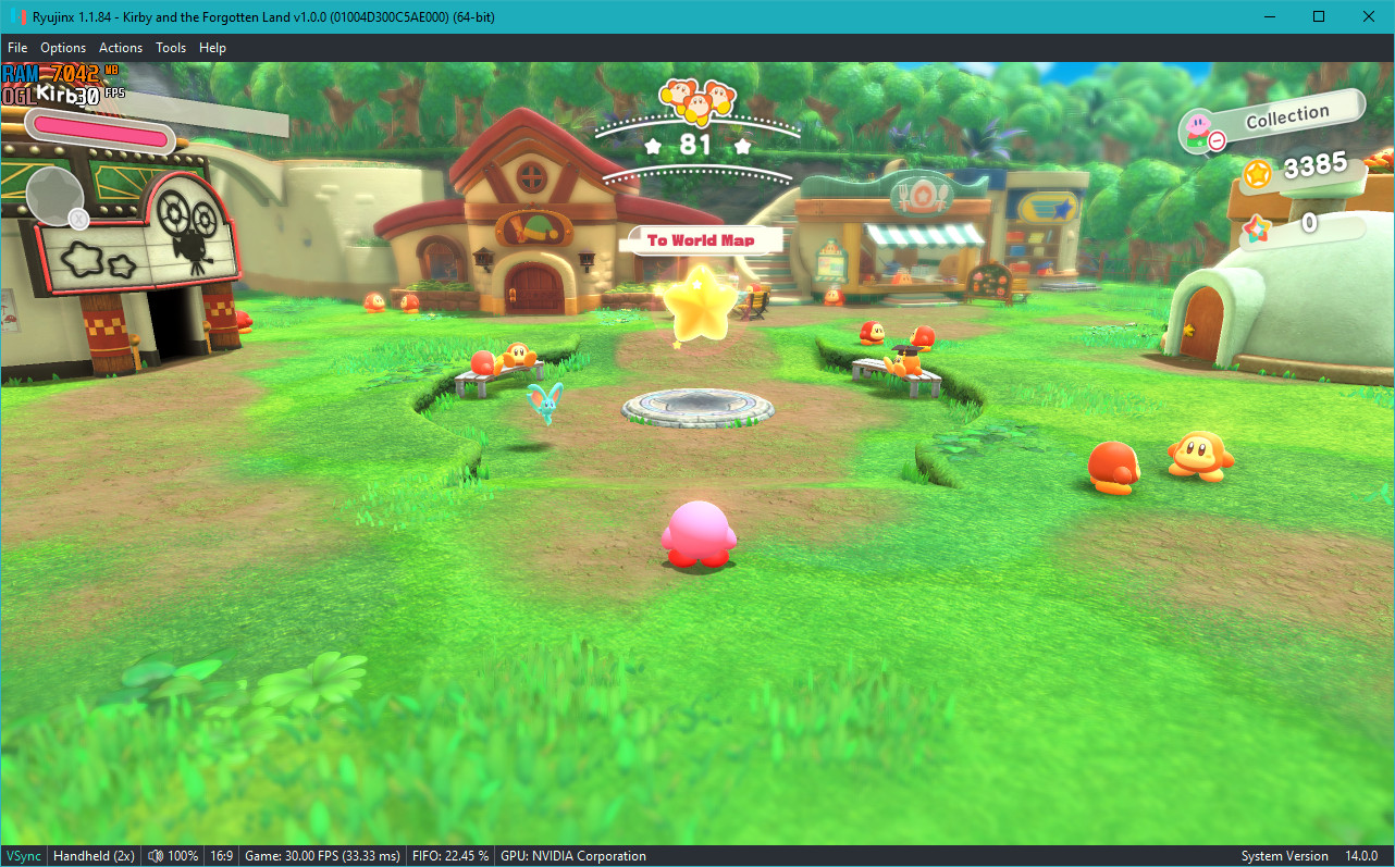 60 FPS Gameplay [Kirby and the Forgotten Land] [Mods]