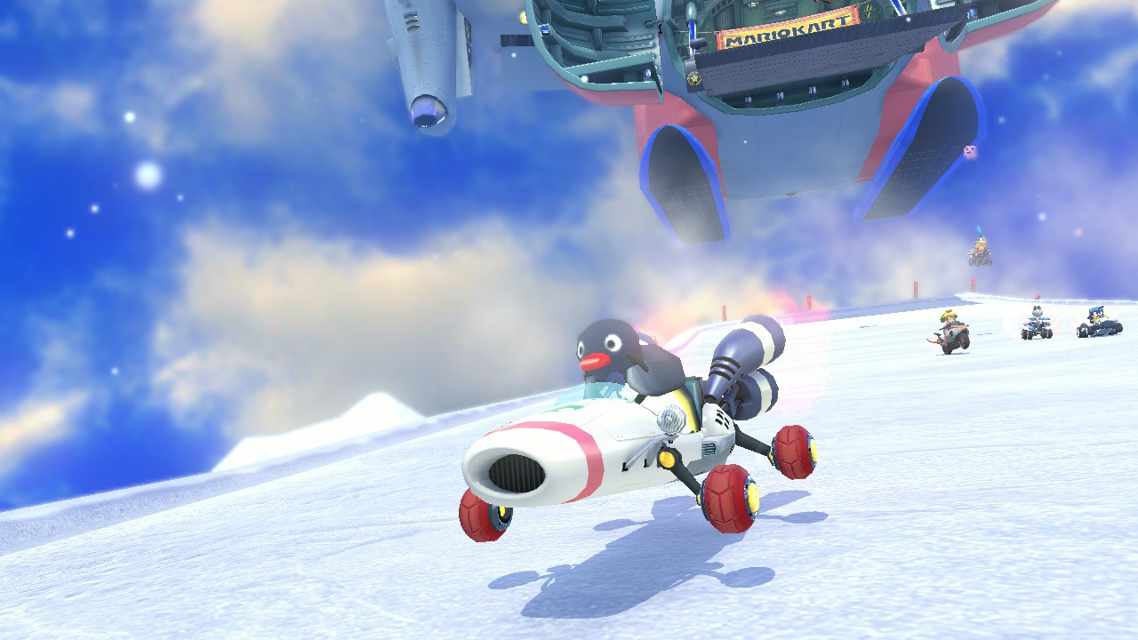 Pingu over Villager (Boy) Mod for Mario Kart 8 Deluxe | MK8D Mods