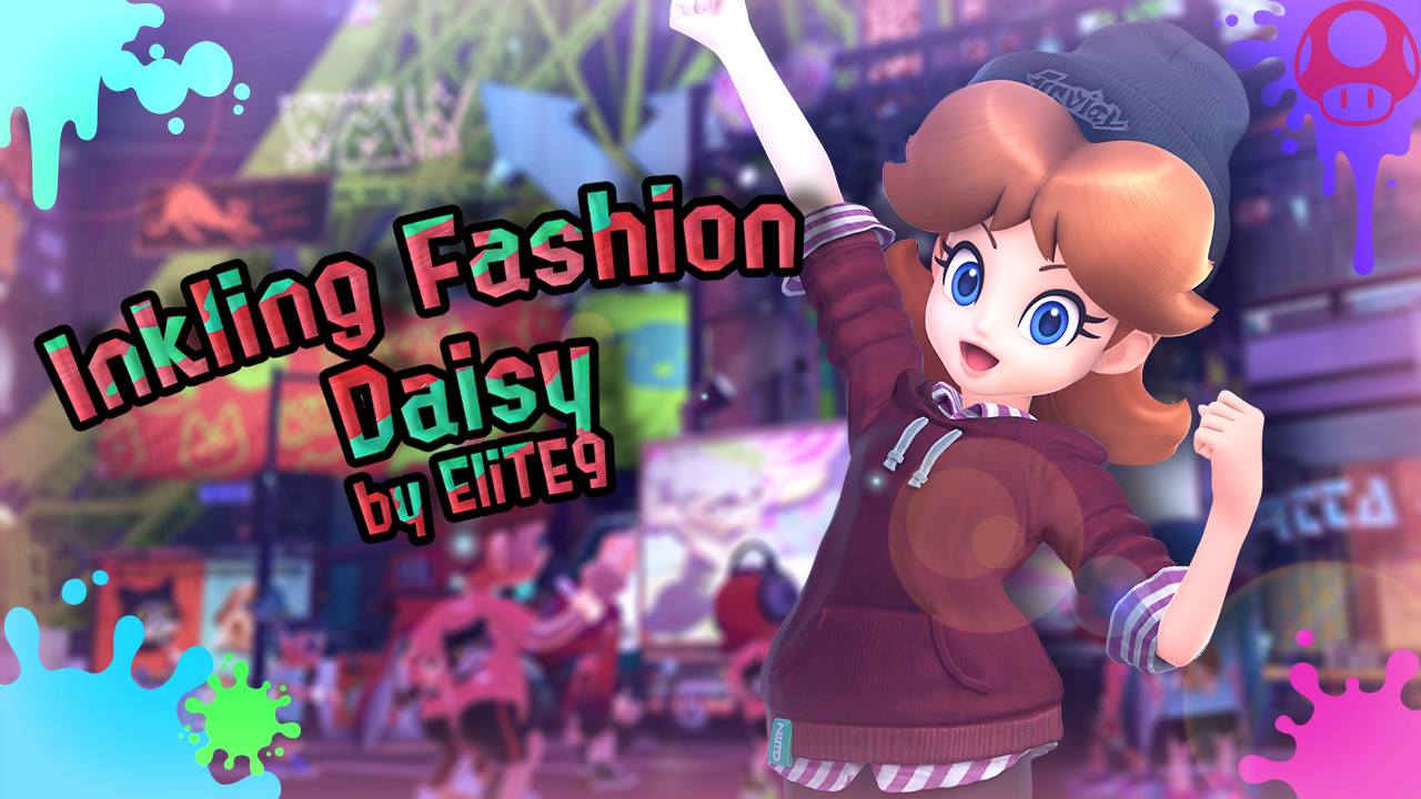 Inkling Fashion Daisy Mod for Super Smash Bros. Ultimate | SSBU Mods