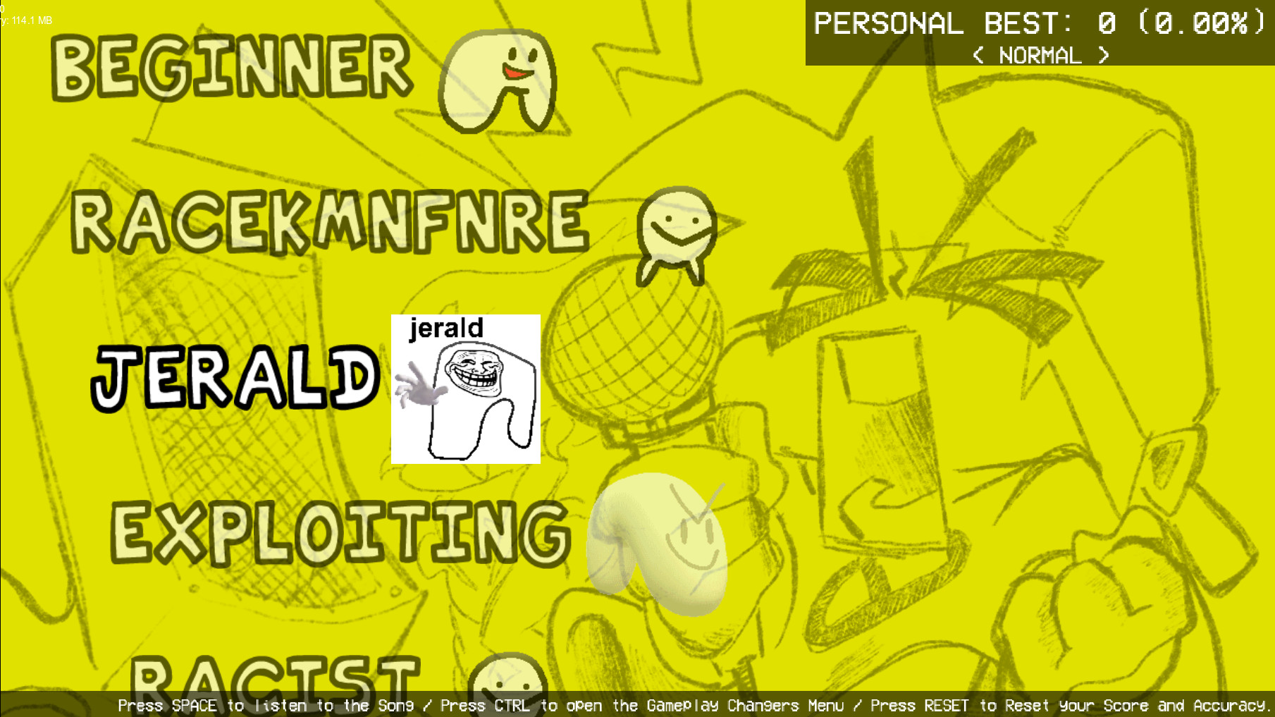 vs Jerald Mod for Friday Night Funkin' | FNF Mods