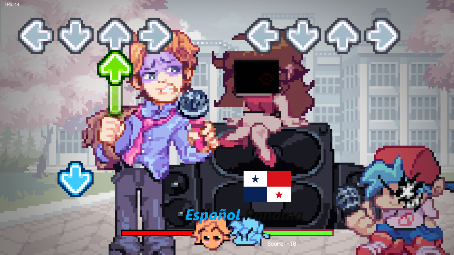 FNF Corruption | Senpai Demo[ES]PA Mod for Friday Night Funkin' | FNF Mods