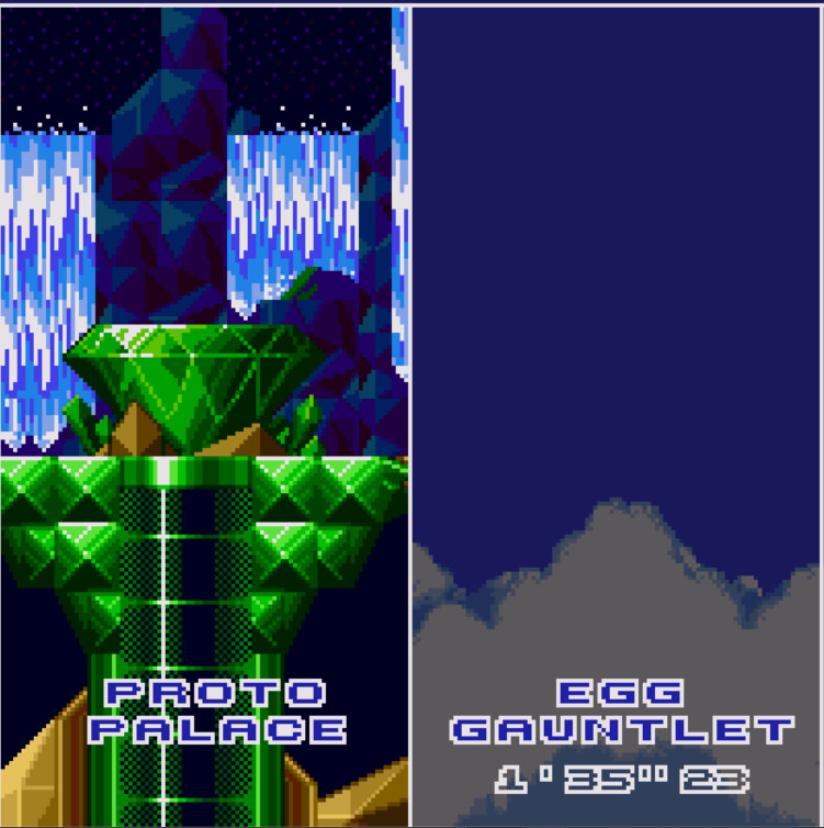 Proto Palace and Egg Gauntlet in Extras Menu Mod for Sonic The Hedgehog ...