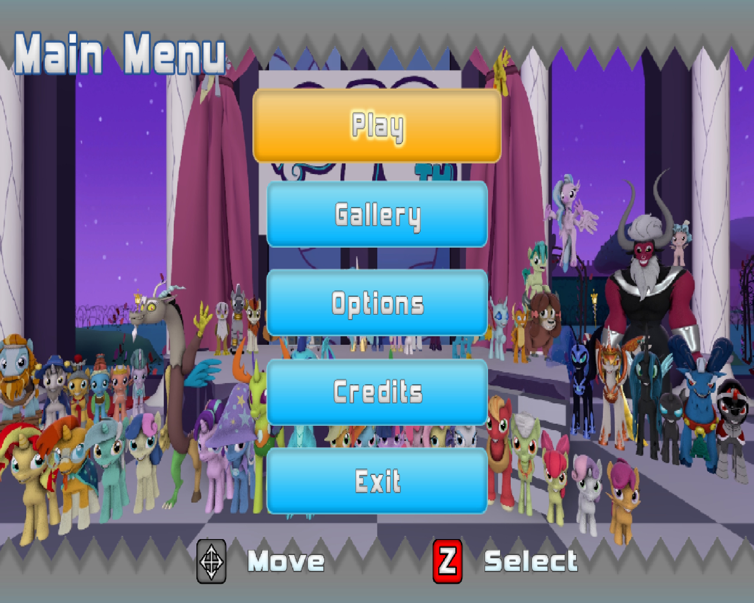 MLP-FIM Menu Theme Mod for Sonic World | SW Mods