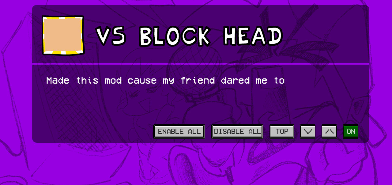 Friday Night Funkin' VS BlockHead Mod for Friday Night Funkin' | FNF Mods