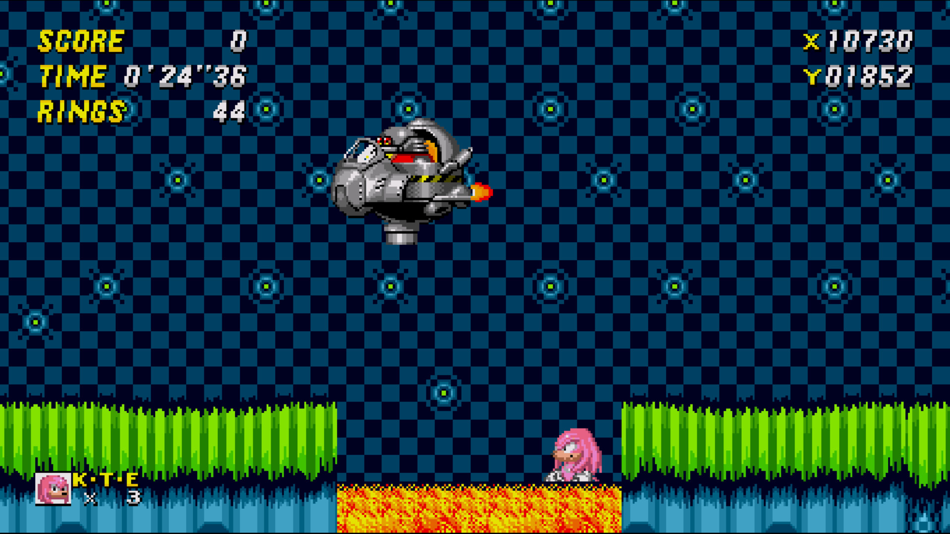 Marble Zone Boss as Hill Top Zone Act 1 Boss Mod for Sonic The Hedgehog ...