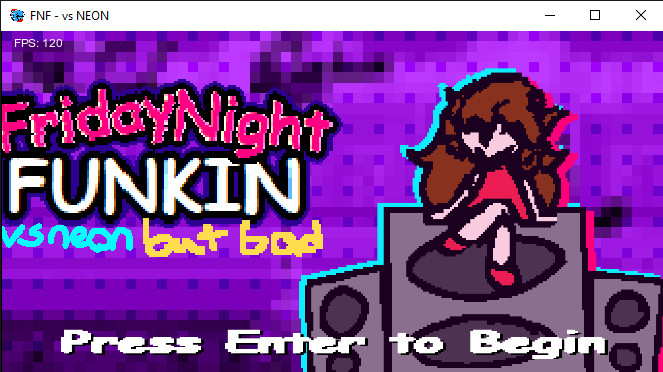 FNF vs. NEON but bad (64 bits) [Friday Night Funkin'] [Mods]