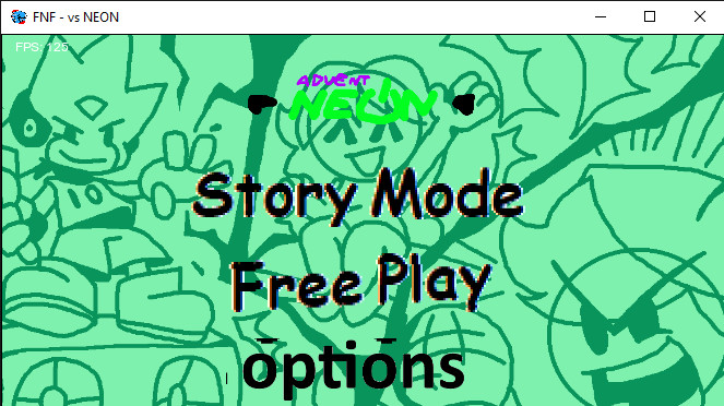 FNF vs. NEON but bad (64 bits) [Friday Night Funkin'] [Mods]