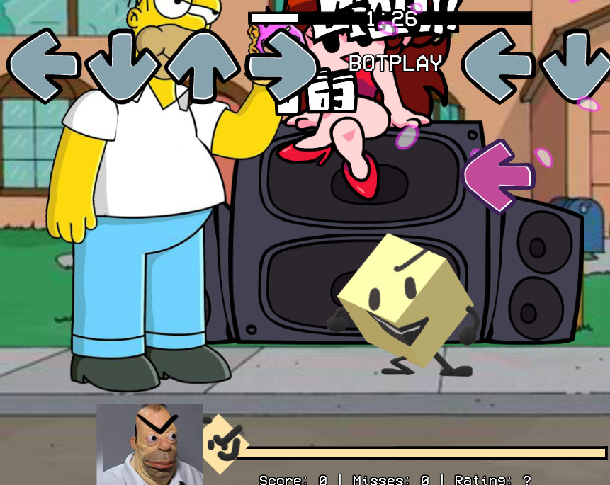 Playable BFDI Loser Dance Mod [Friday Night Funkin'] [Mods]