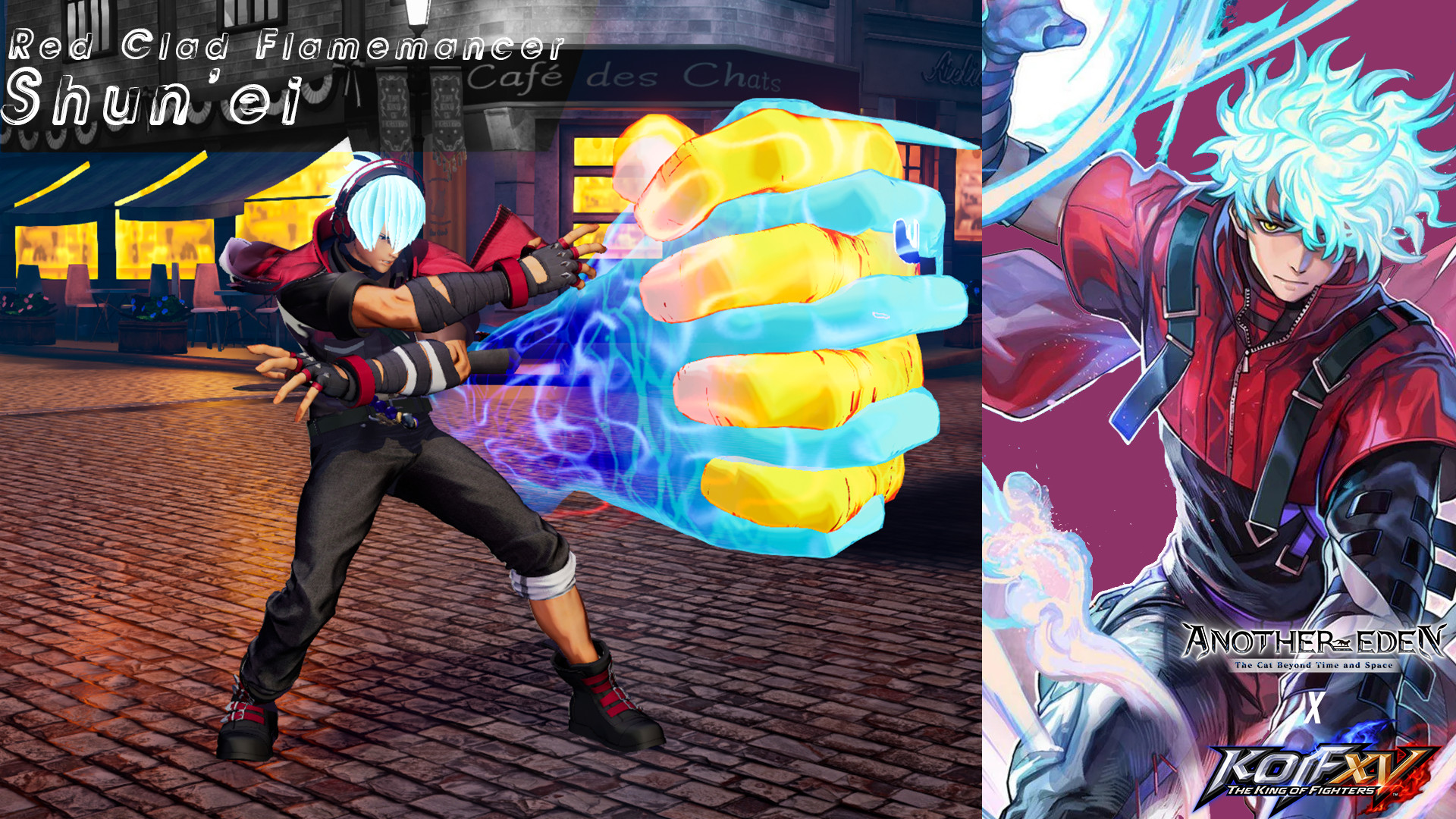 Red Clad Flamemancer Shun'ei Mod for The King of Fighters XV | KoFXV Mods