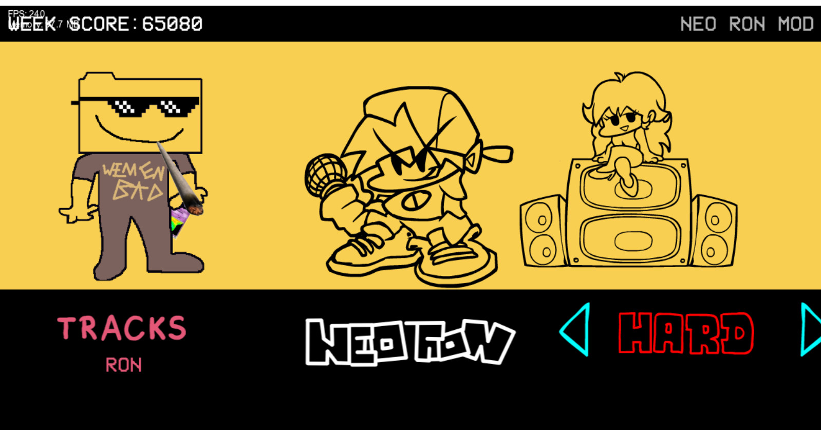 FNF VS Neo Ron Mod for Friday Night Funkin' | FNF Mods