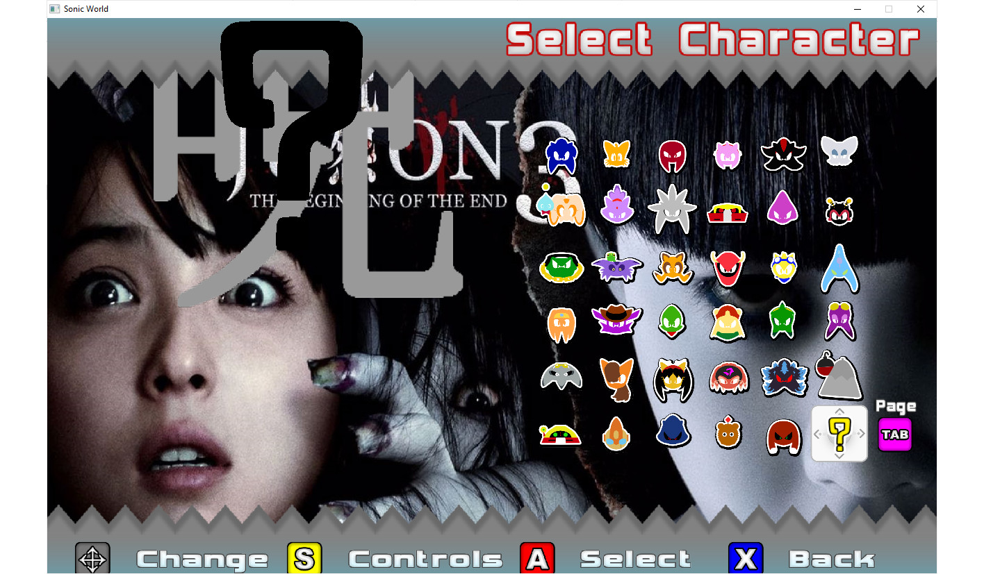 ju-on theme [Sonic World] [Mods]