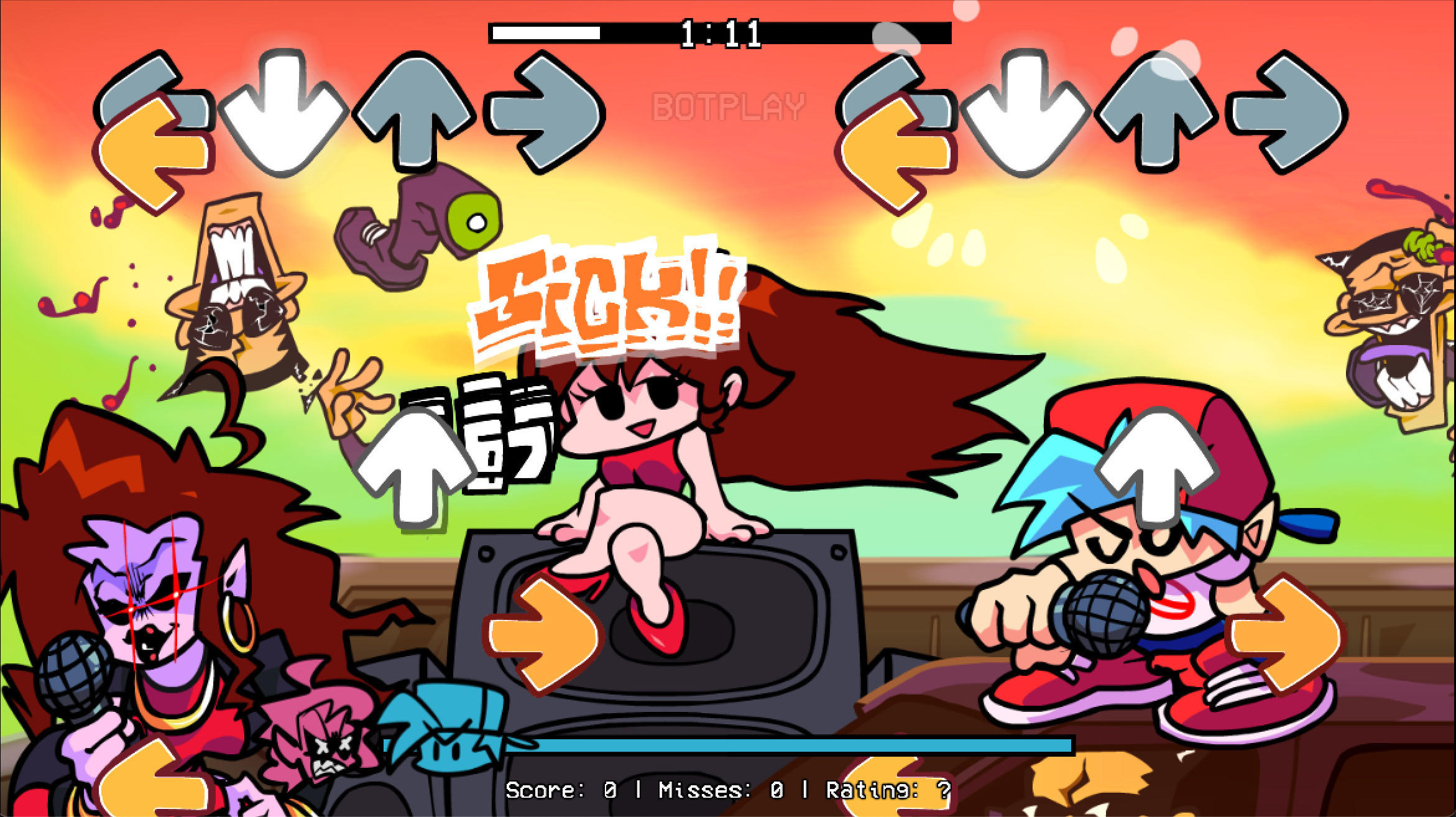 FNF Overcharted (EXPANSION UPDATE) Mod for Friday Night Funkin' | FNF Mods