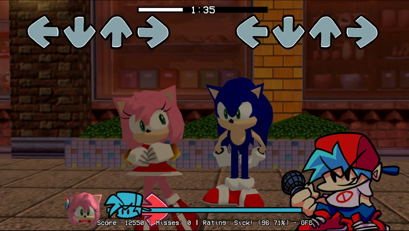 V.S Sonic Adventure Mod for Friday Night Funkin' | FNF Mods