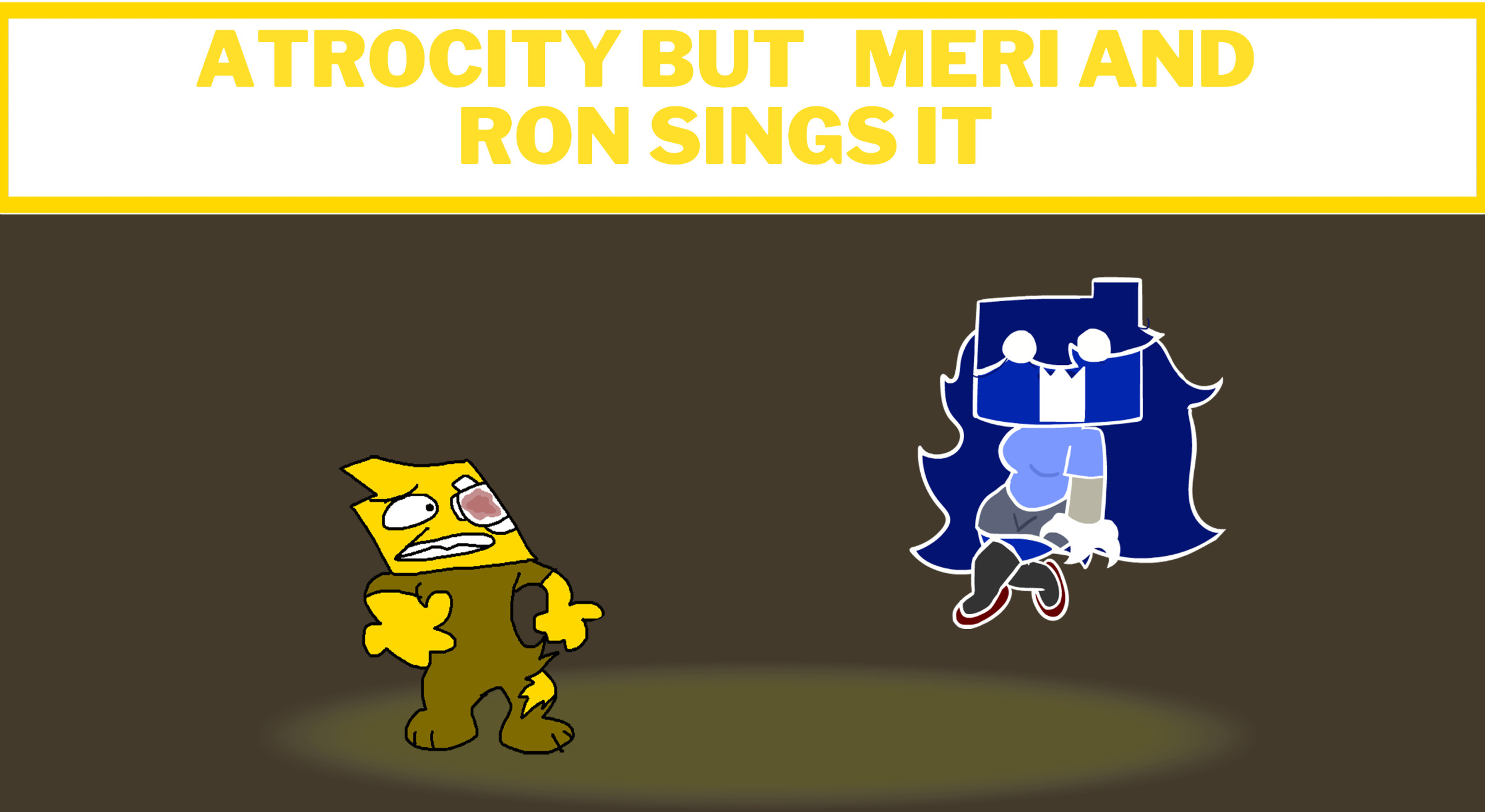 Atrocity but Meri and Ron sings it Playable [Friday Night Funkin'] [Mods]