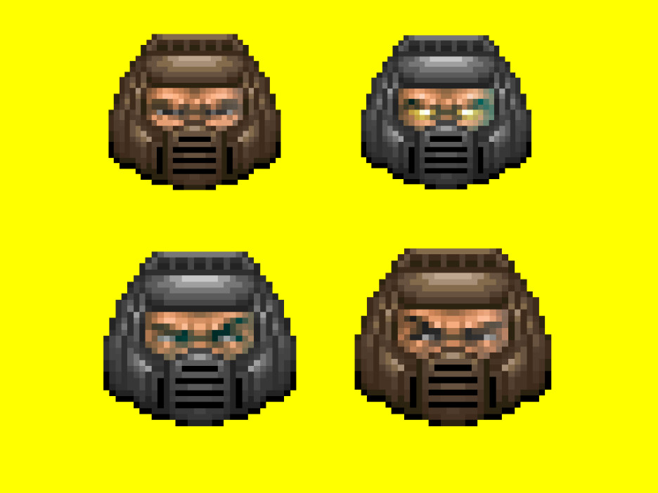 Box Art Helemet Mugshot Mod for Doom | DOOM Mods
