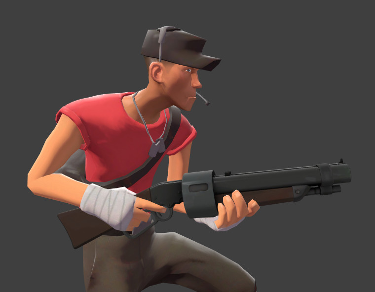 Different Concept Art Scattergun Mod for Team Fortress 2 | TF2 Mods