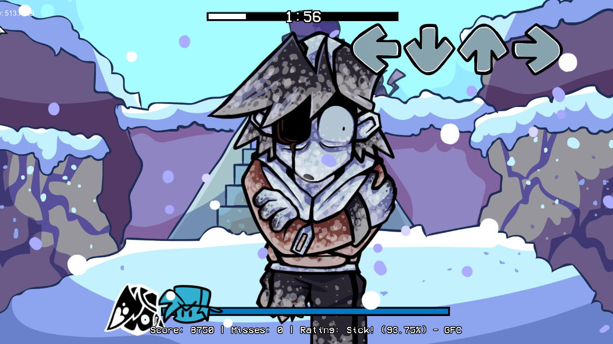 Mt.Silver over Lost Silver Monochrome Mod for Friday Night Funkin ...