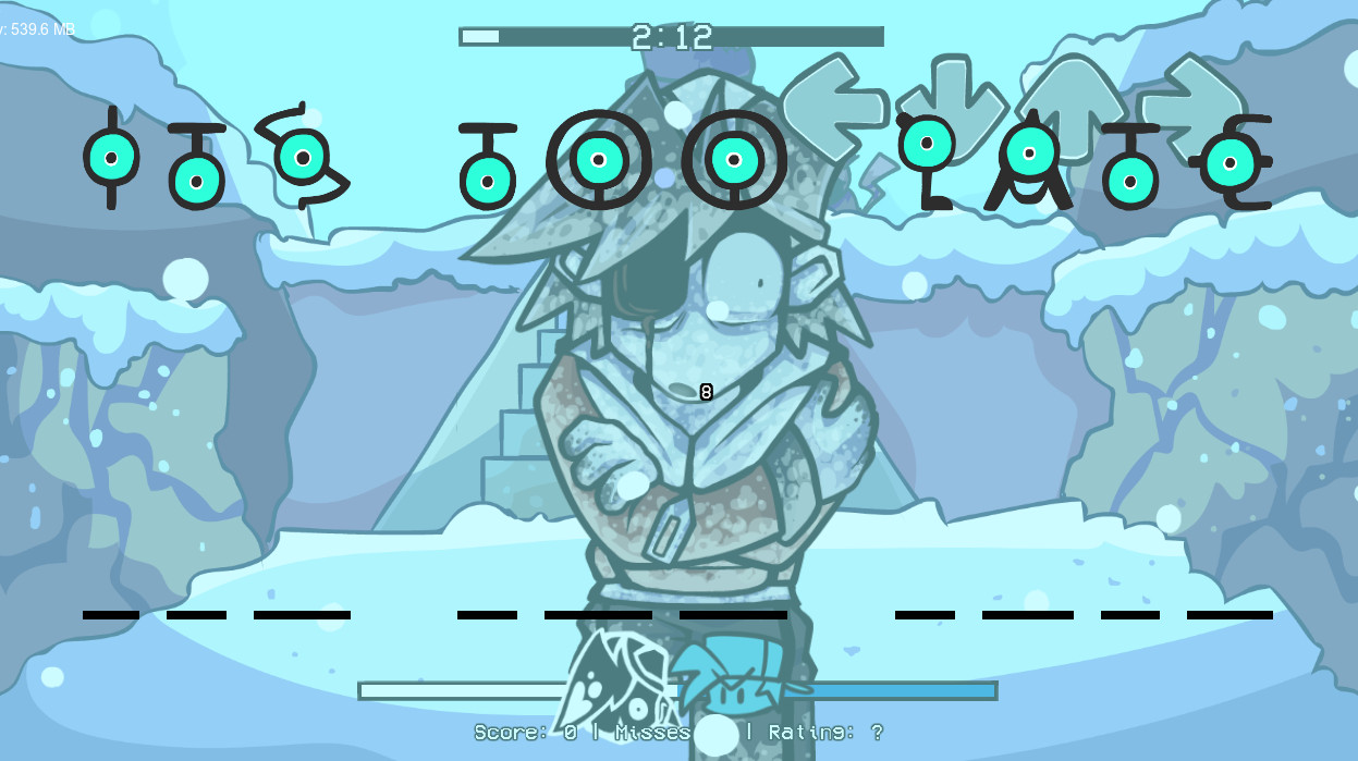 Mt.Silver over Lost Silver Monochrome Mod for Friday Night Funkin ...