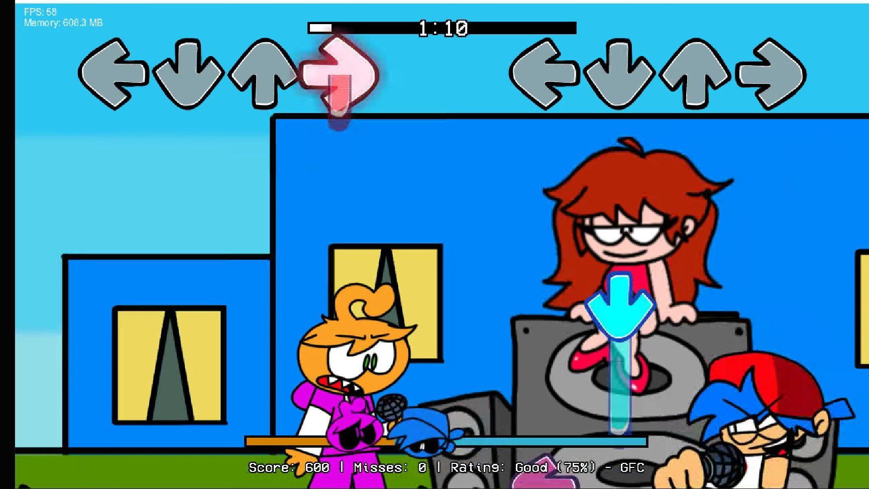 Vs Rude Cartoon Mod for Friday Night Funkin' | FNF Mods