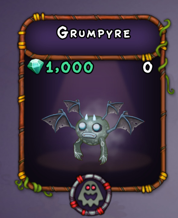 'Coldist' Grumpyre Skin Mod for My Singing Monsters | MSM Mods