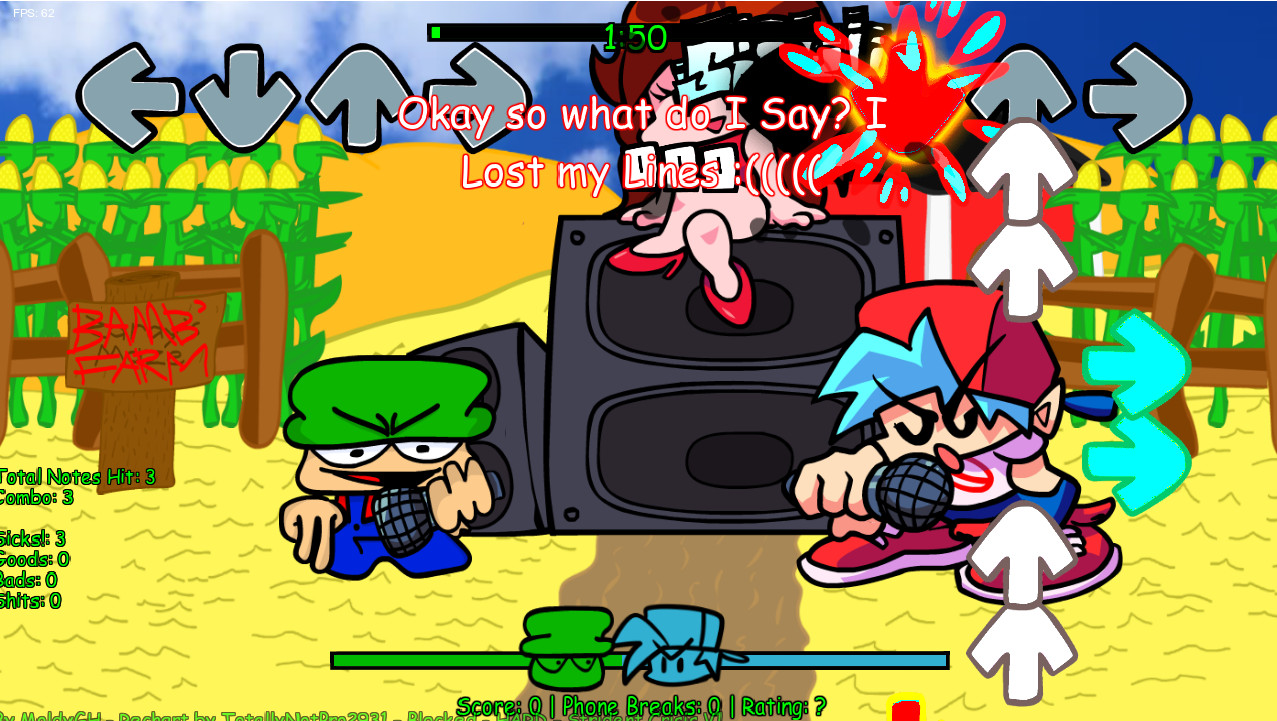 Blocked, but i rechart it(overcharted) Mod for Friday Night Funkin ...