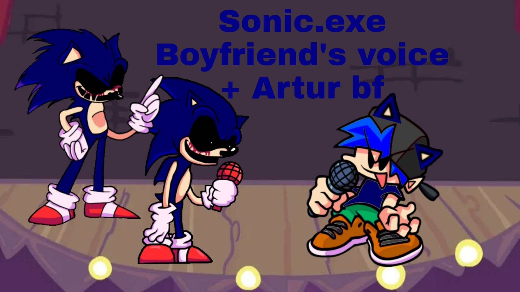 Sonic.exe boyfriend voice V2 [Friday Night Funkin'] [Mods]