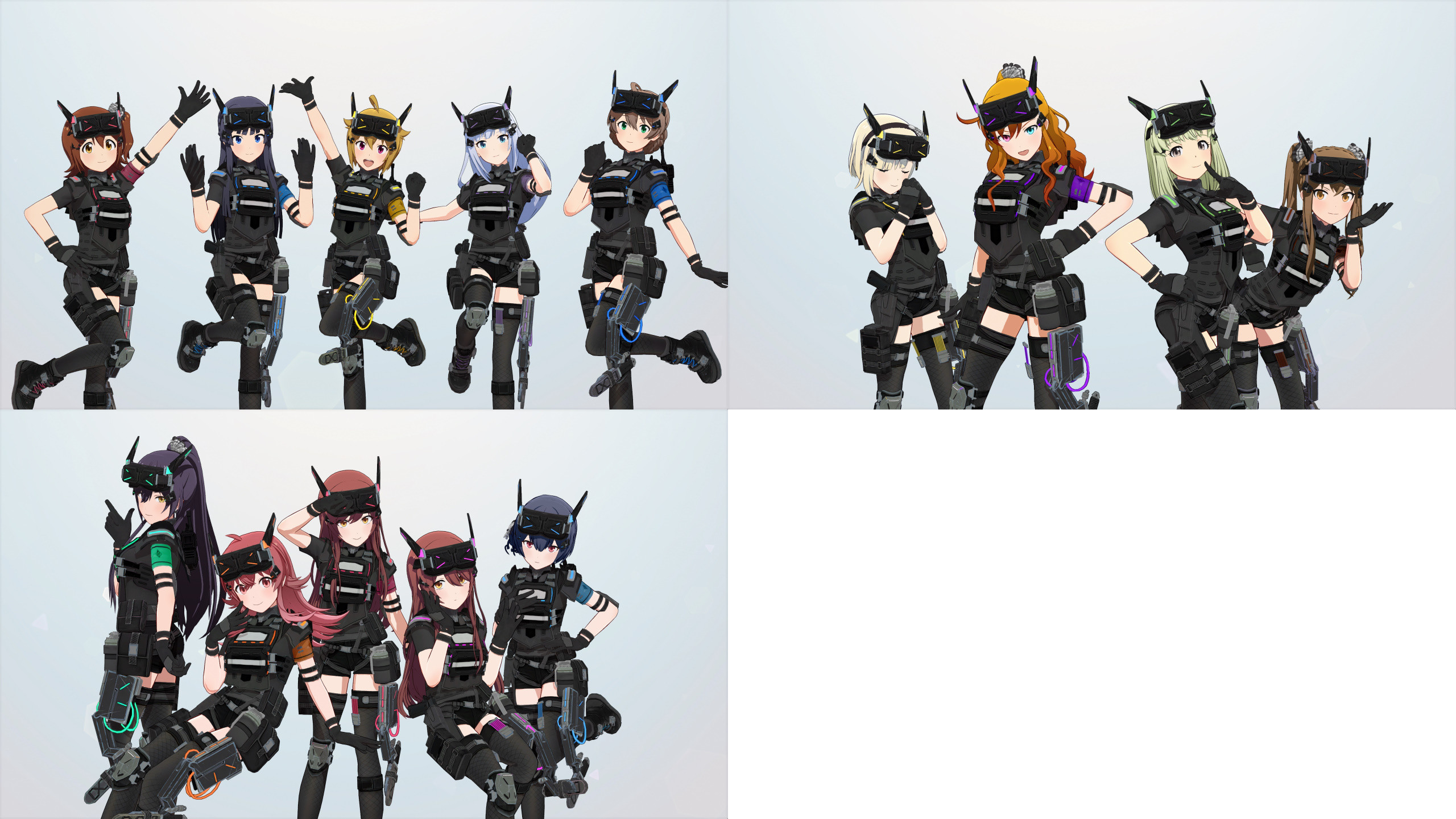 GFL2 Reina SR costume for Rock'n'Ange Mod for THE IDOLM@STER STARLIT ...