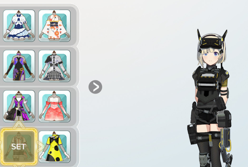 GFL2 Reina SR costume for Rock'n'Ange Mod for THE IDOLM@STER STARLIT ...