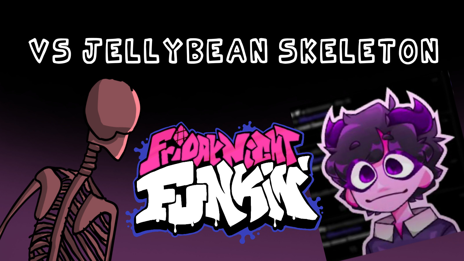 FNFvs JellyBean Skeleton Mod for Friday Night Funkin' | FNF Mods