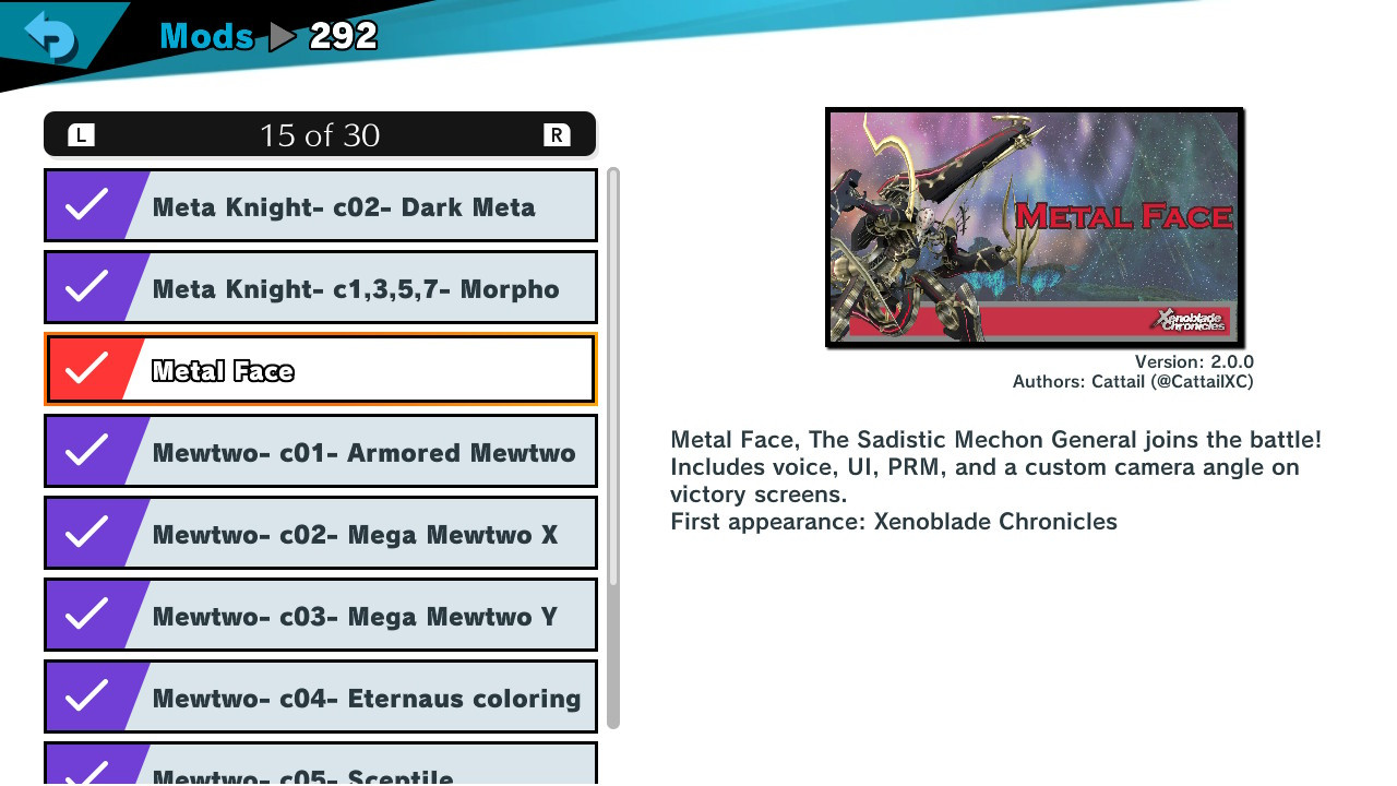 Metal Face Mod for Super Smash Bros. Ultimate | SSBU Mods
