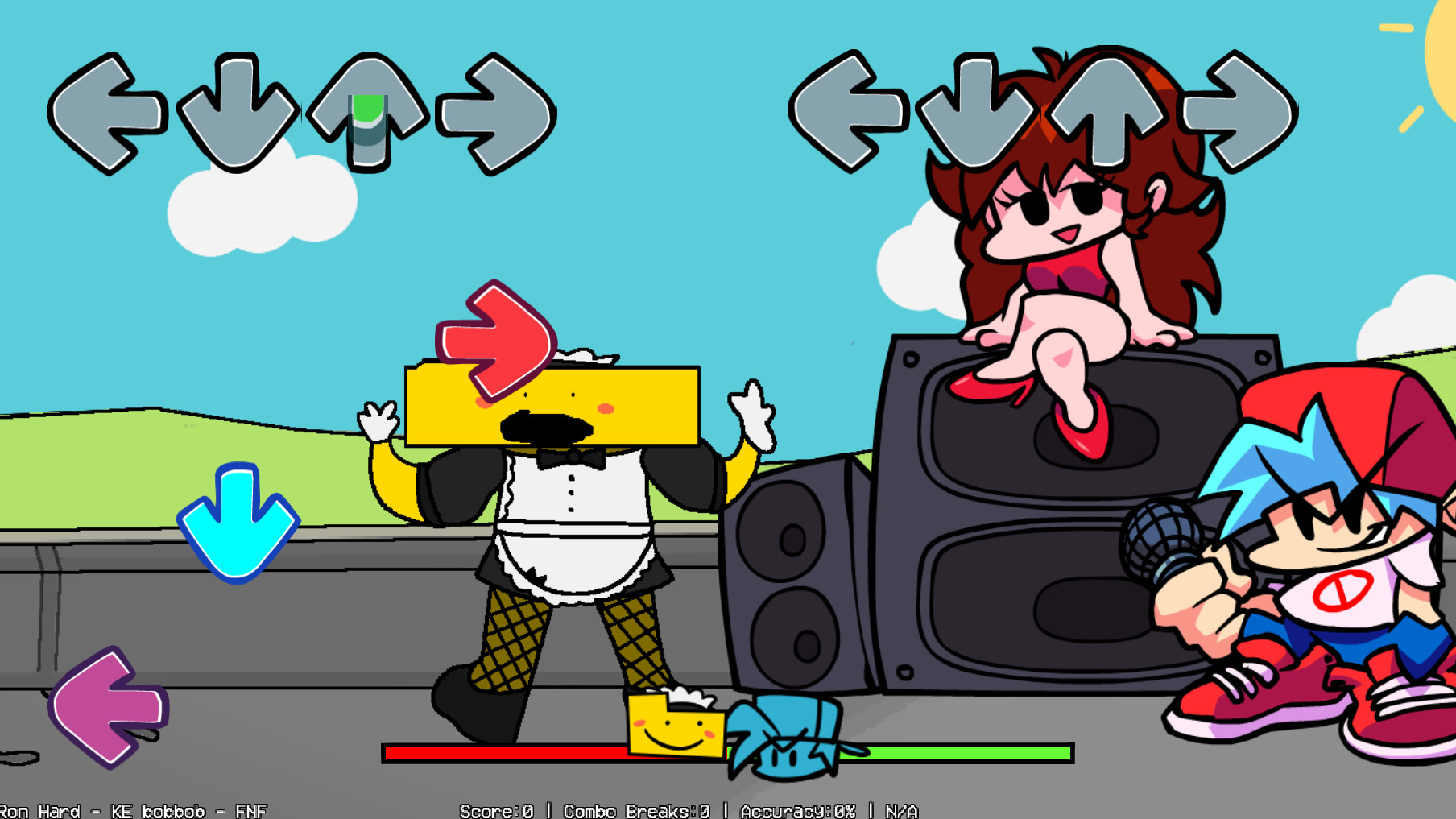 Maid Ron (SkinMod) [Friday Night Funkin'] [Mods]