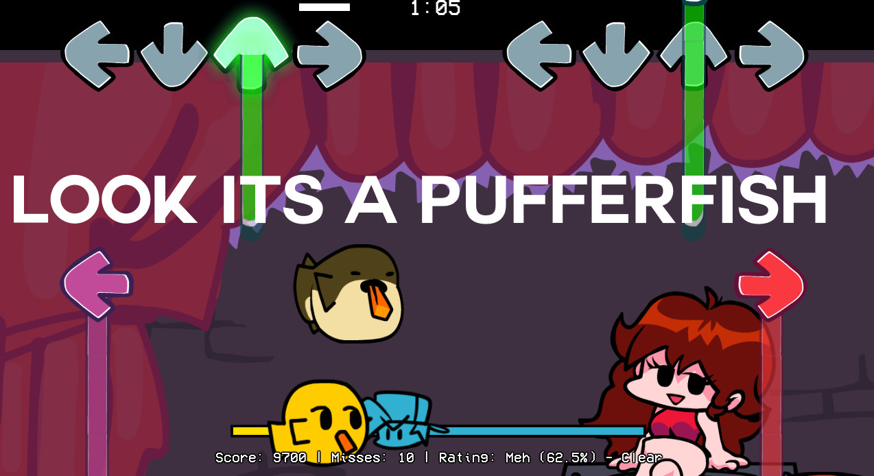 FNF Vs a PUFFERFISH!!! Mod for Friday Night Funkin' | FNF Mods