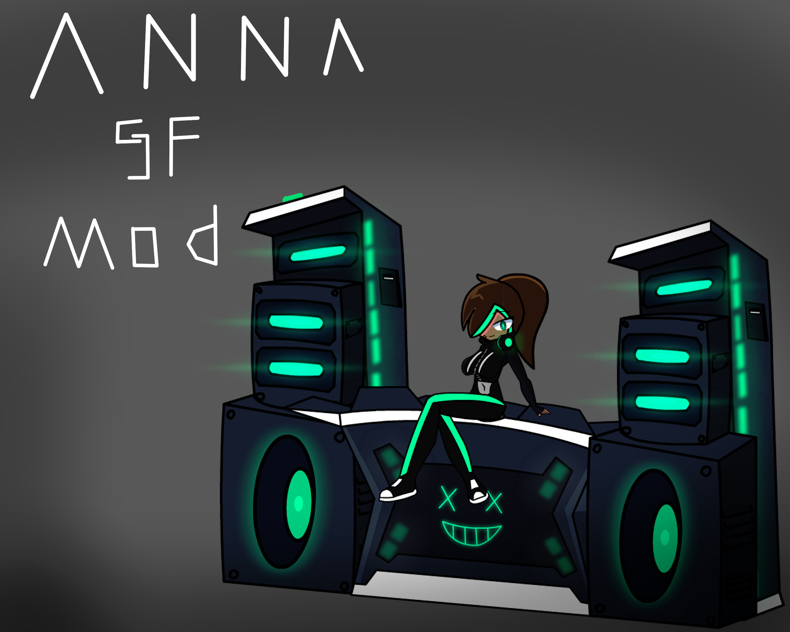 Anna gf Mod for Friday Night Funkin' | FNF Mods