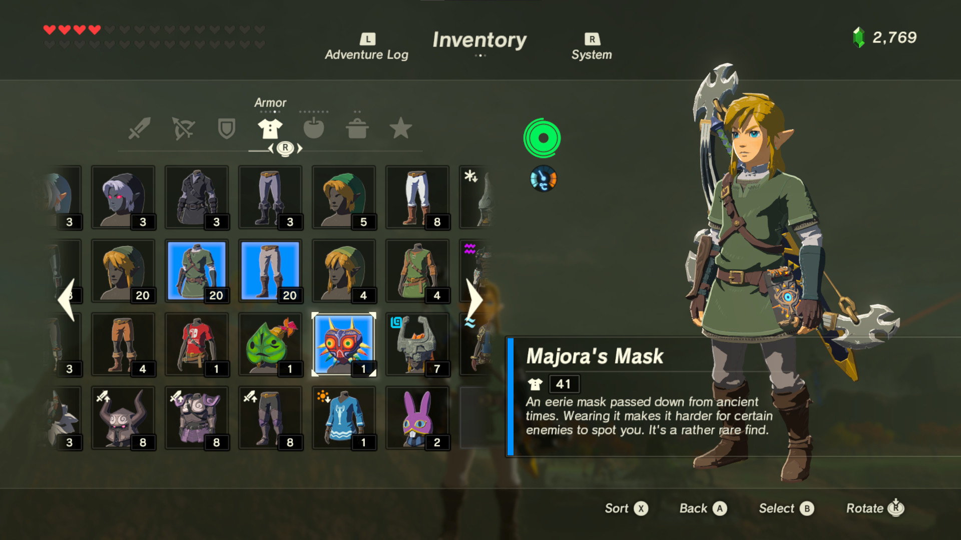 Invisible Majora's Mask Mod for The Legend of Zelda: Breath of the Wild ...