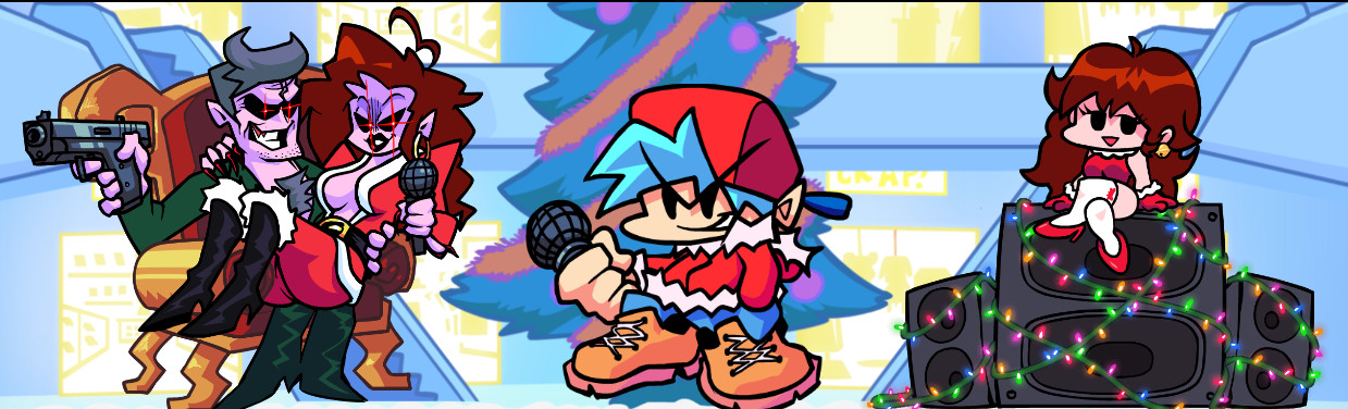 FNF: Colored Menu Characters and Backgrounds Mod for Friday Night ...