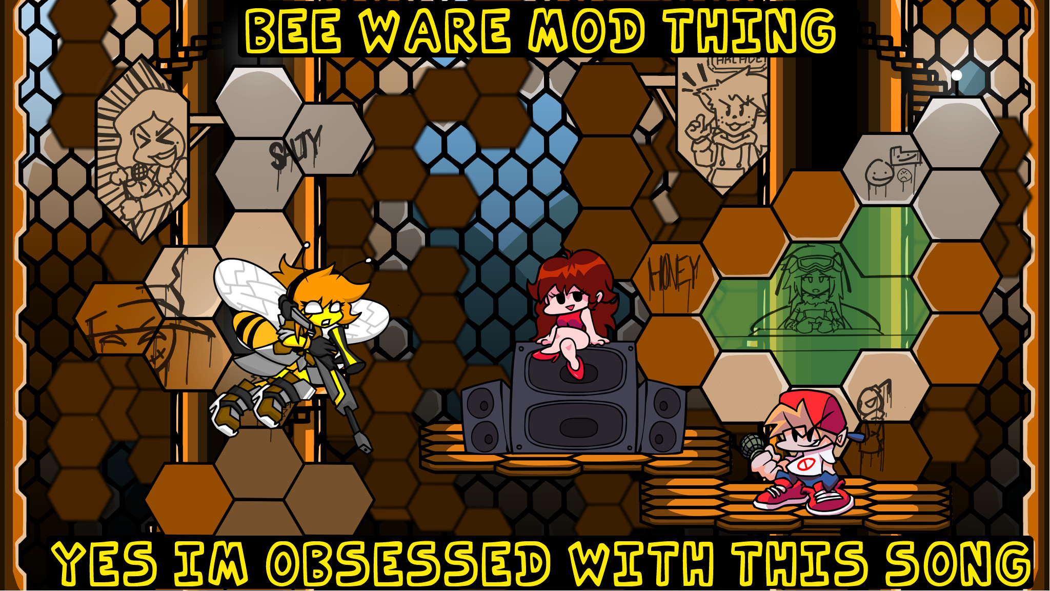 Bee-Ware minimod thing [Friday Night Funkin'] [Mods]